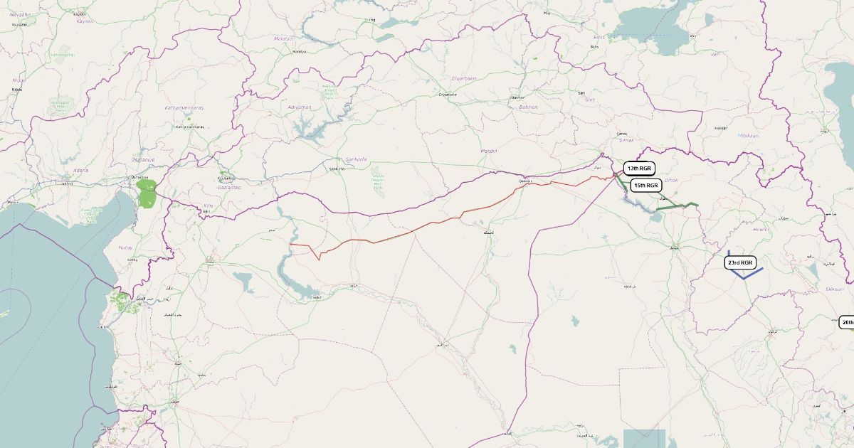 Syrian-Rojavan War 1 : Scribble Maps