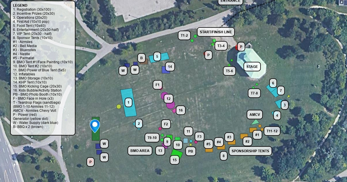 Woodbine Park Map : Scribble Maps