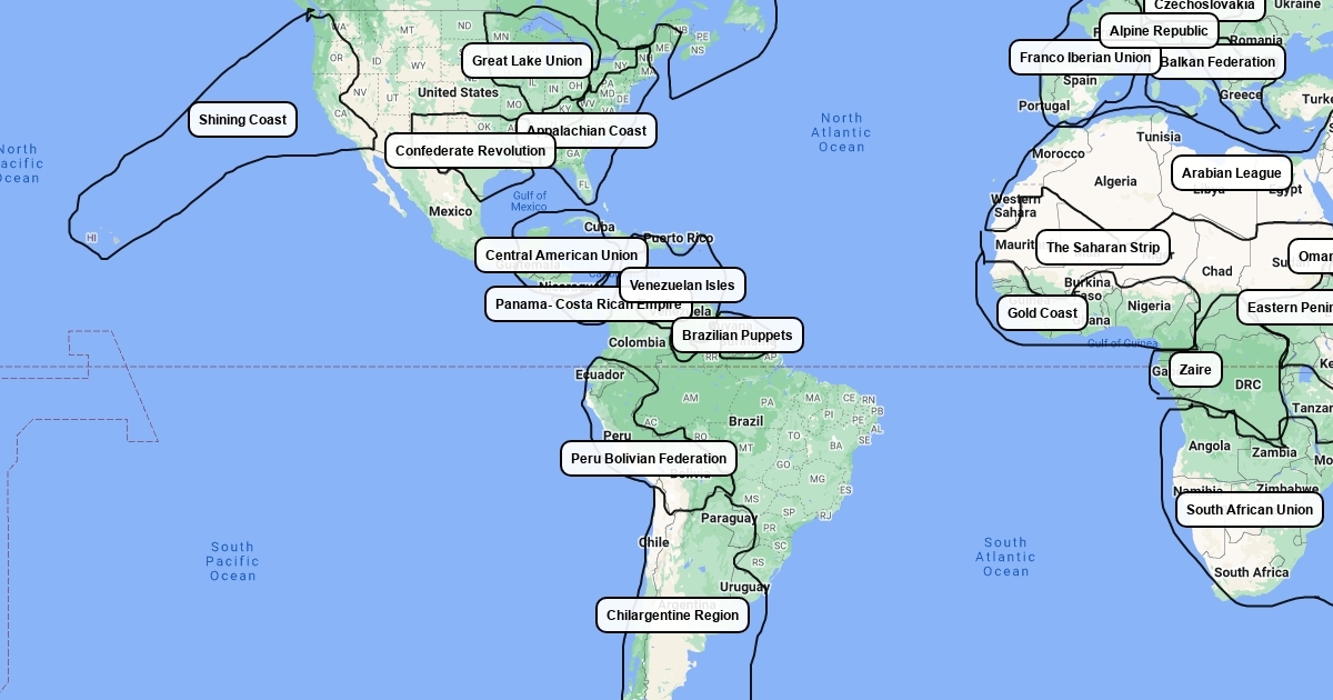 Alternate World Map : Scribble Maps