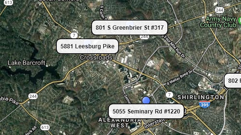 NOVA HubZone Office Locations : Scribble Maps