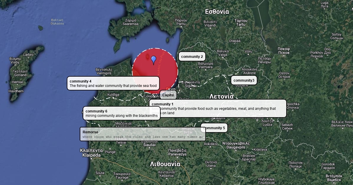 dystopian map : Scribble Maps