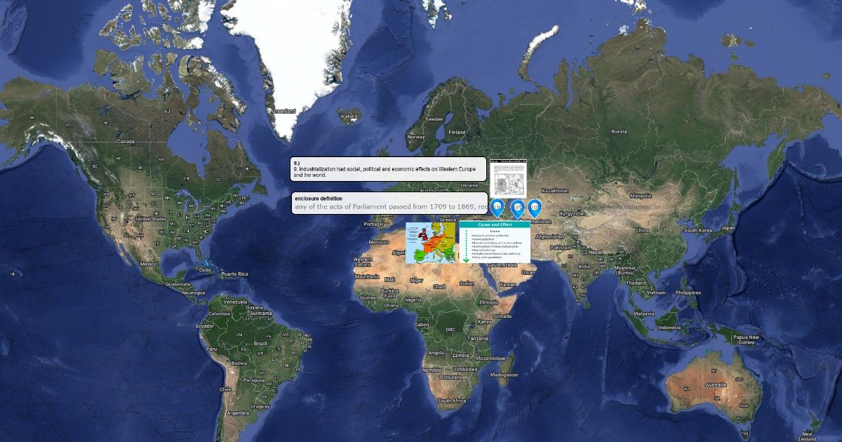 industrial revolution : Scribble Maps