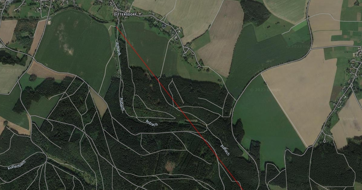 2km gerade : Scribble Maps