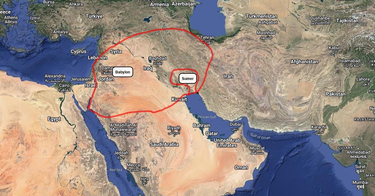 Babylon and Sumer : Scribble Maps