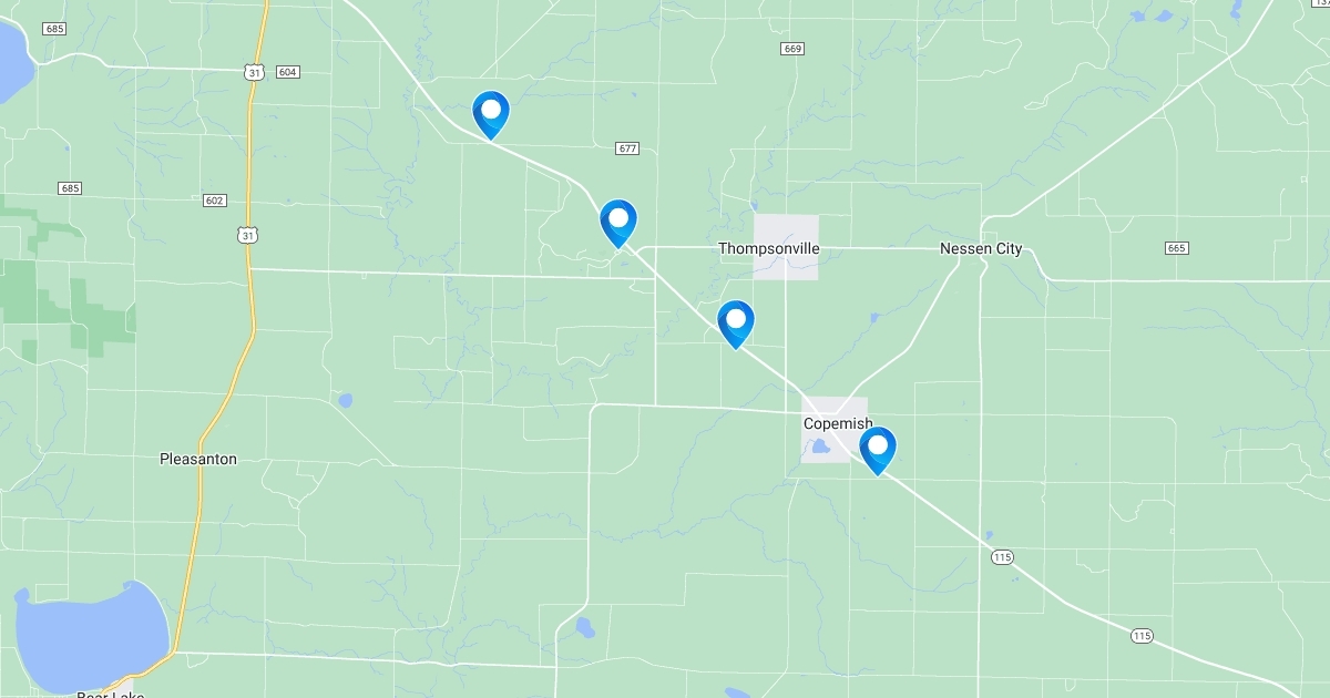 UpNorth - Copemish, MI : Scribble Maps