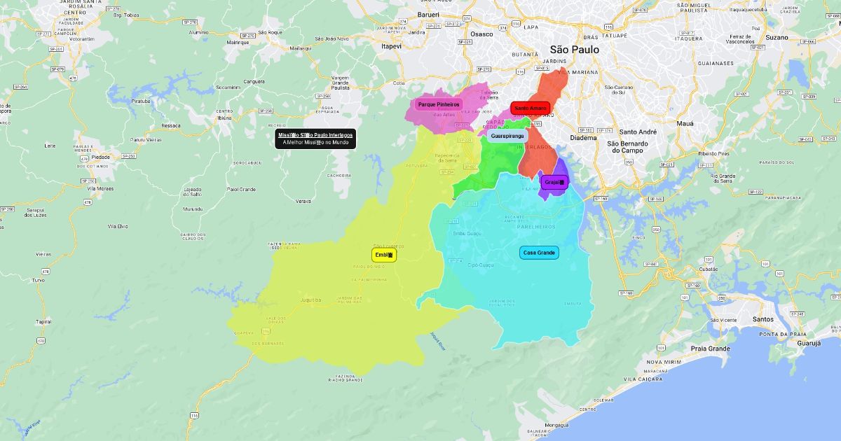 Interlagos Zone Map : Scribble Maps