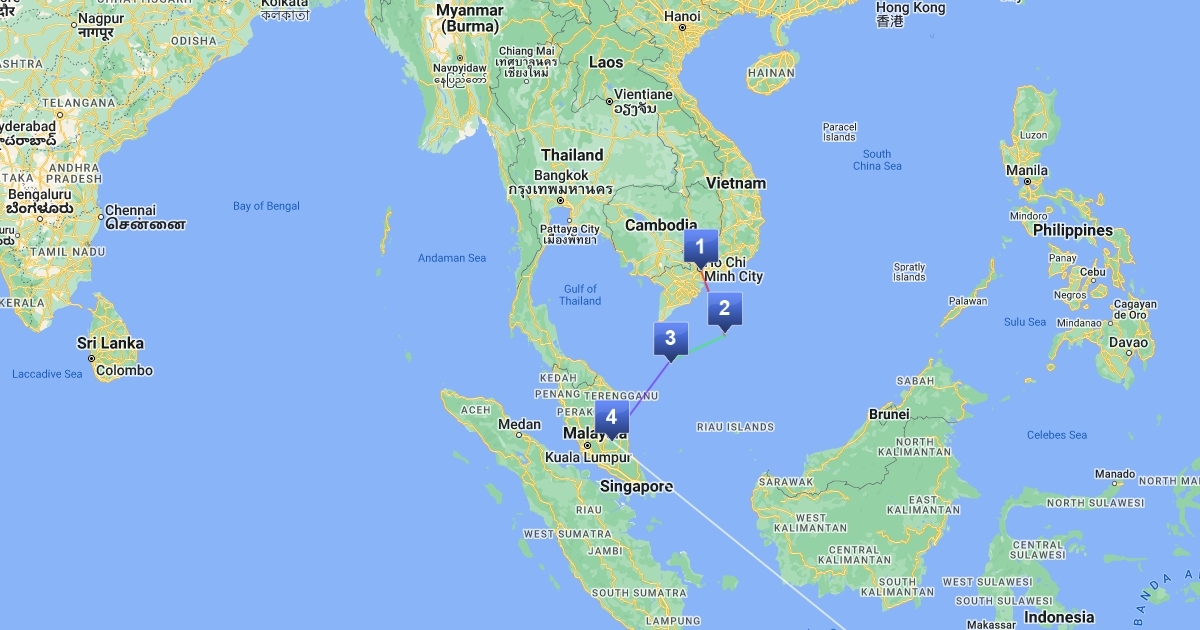 ANH DO'S TRAVEL TO AUSTRAILA : Scribble Maps