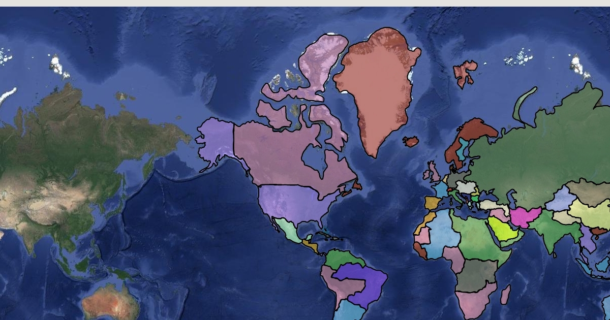 Alternate World Map 1914 : Scribble Maps
