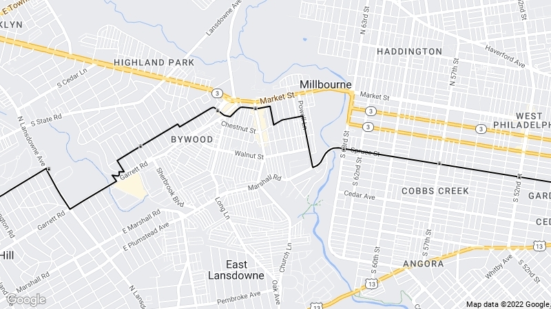 DELCO Transit Commuter Rail : Scribble Maps