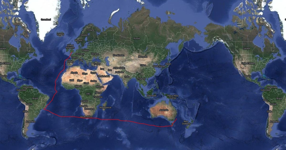 Journey of the First Fleet : Scribble Maps