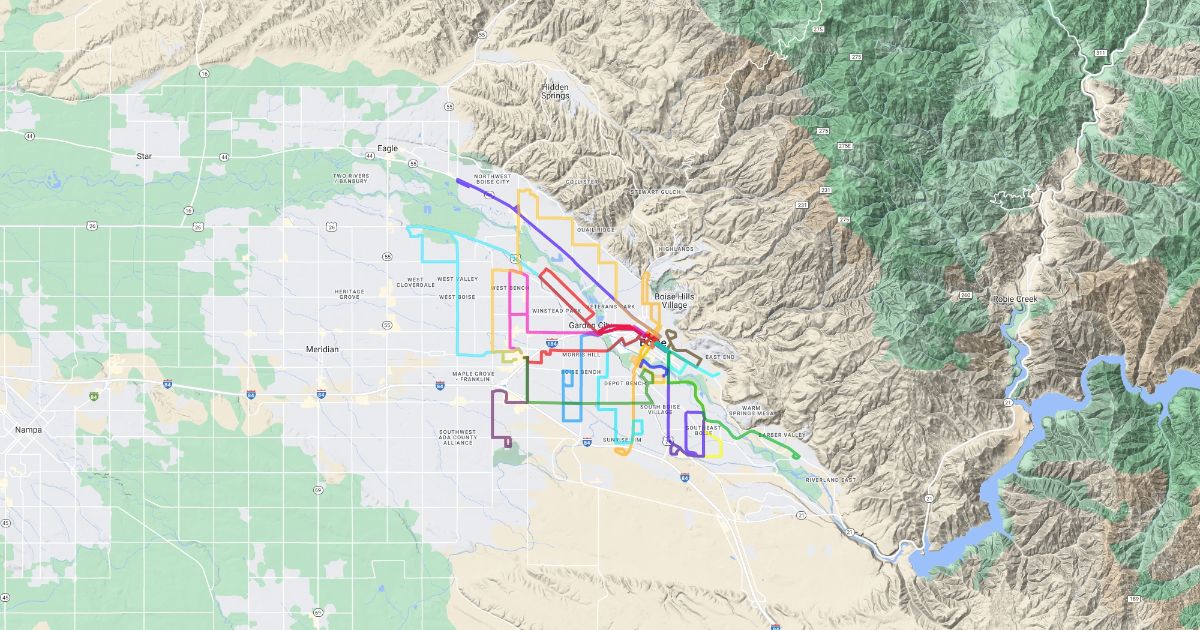 Boise Bus : Scribble Maps