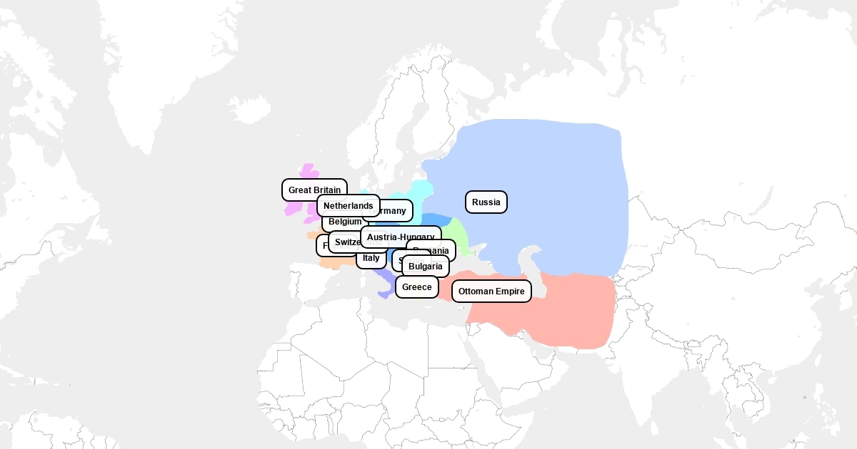 1900 Political Boundaries : Scribble Maps