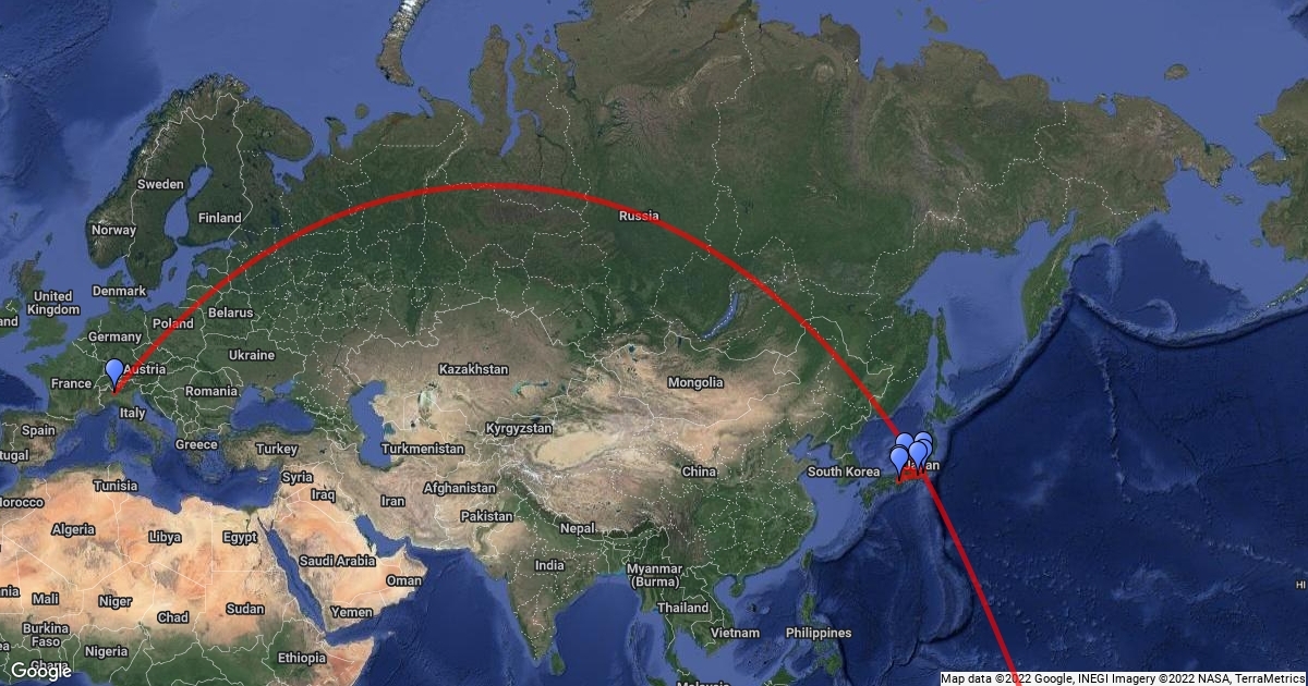 Viaggio Aly e Mex : Scribble Maps