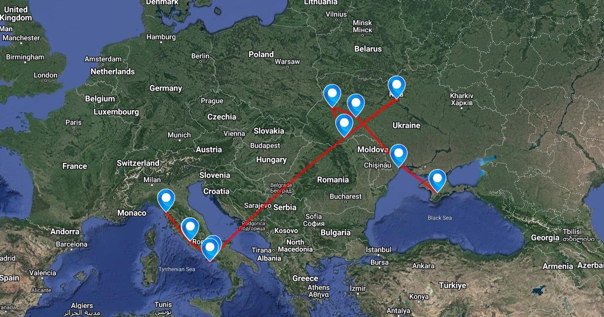 Map of Africa - Jameson Mahoney : Scribble Maps