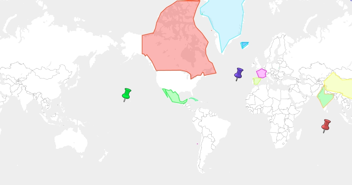 World map : Scribble Maps