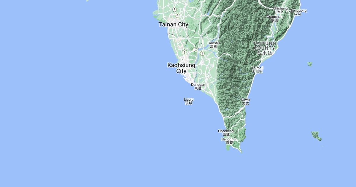 SW Taiwan : Scribble Maps