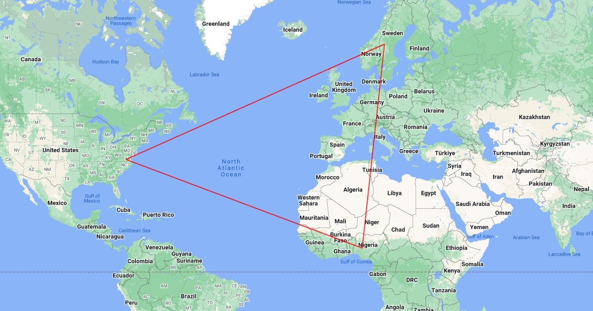 Slave Triangular Trade : Scribble Maps