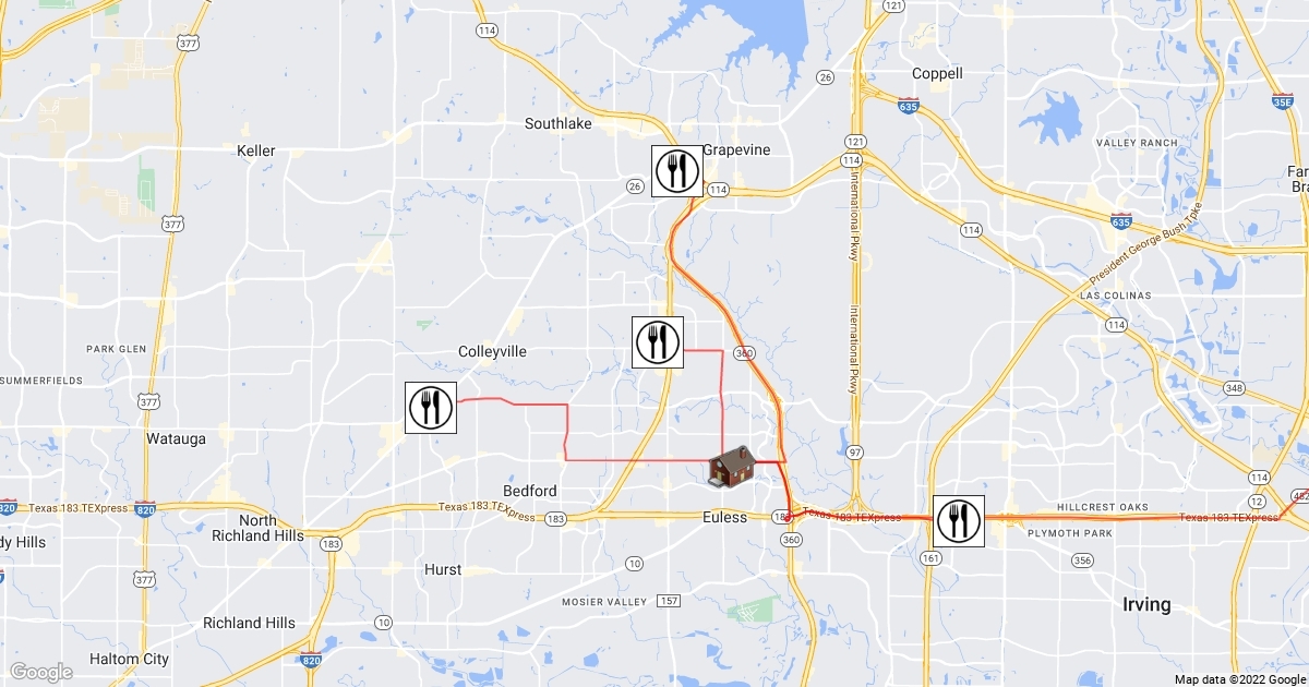 Where I Like to Eat : Scribble Maps