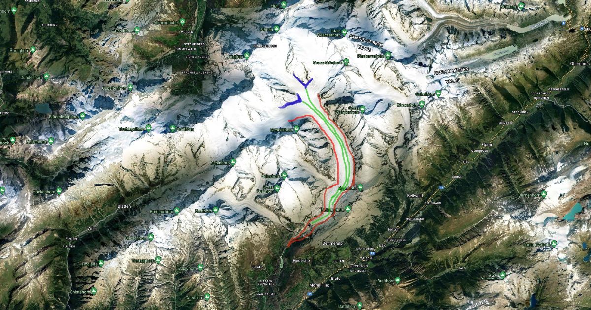 mappa sui ghiacci : Scribble Maps