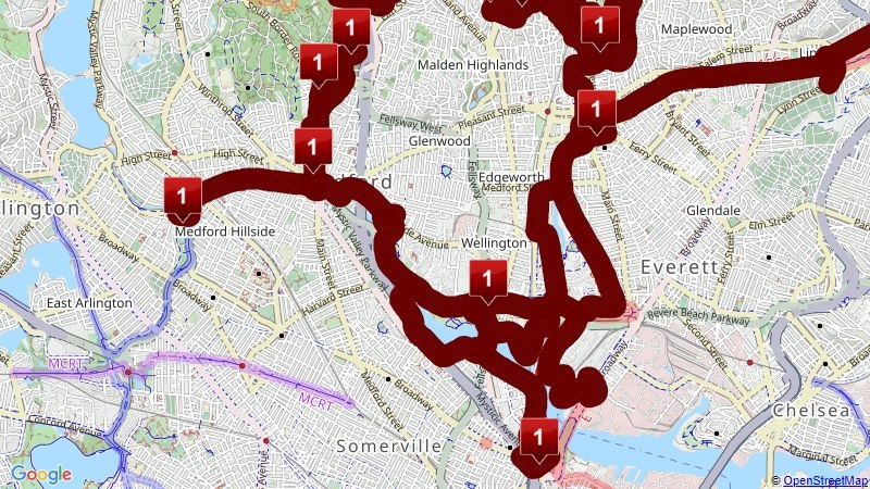WAKEFIELD, STONEHAM, MALDEN, MEDFORD, MELROSE FELLSWAY CORRIDOR TRAIL NETWORK : Scribble Maps