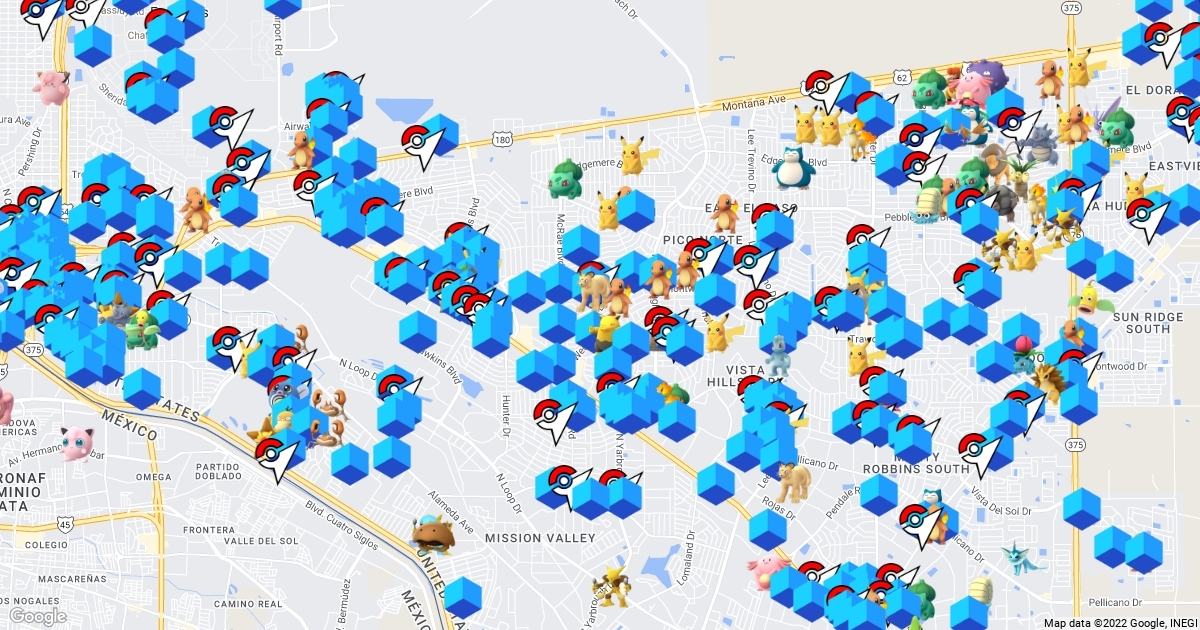 Pokemon Sightings : Scribble Maps