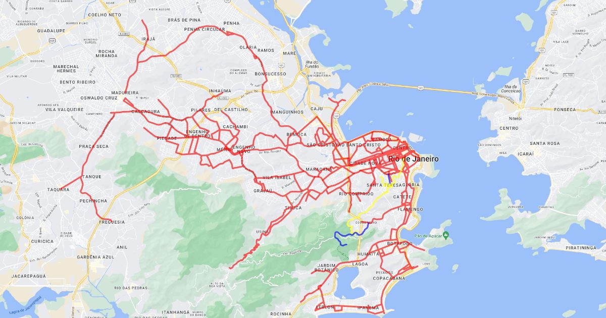 Trams in Rio de Janeiro : Scribble Maps