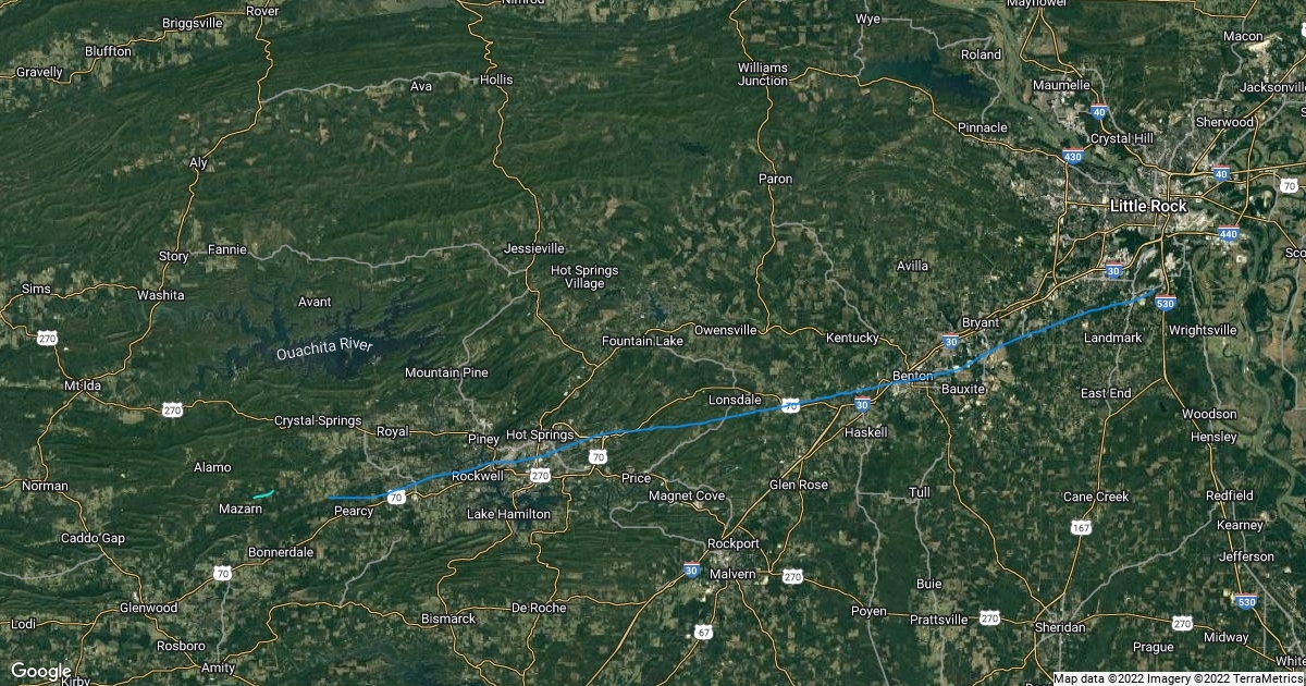 Tornadoes of the tornado outbreak of December 31-January 2 : Scribble Maps