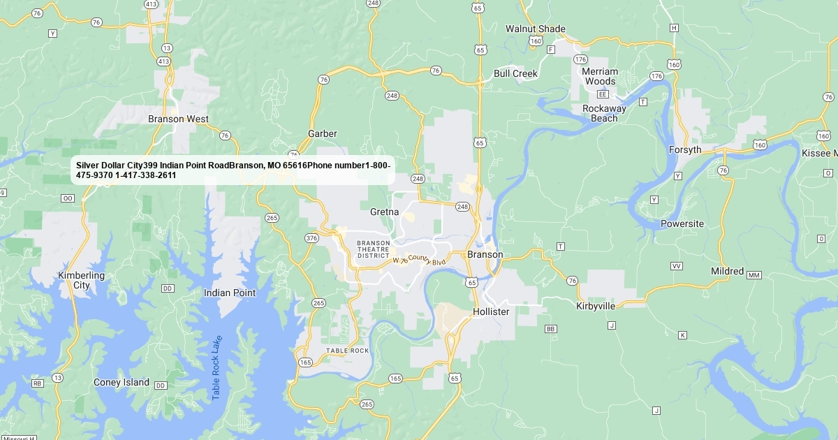 branson attractions : Scribble Maps