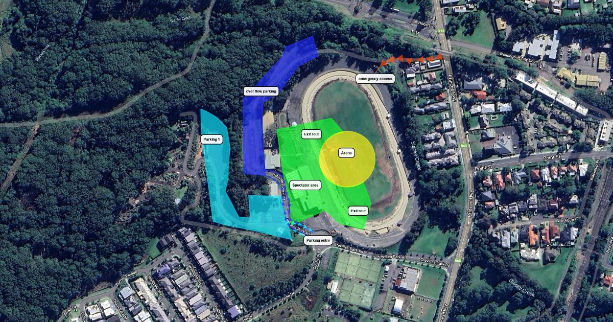 bulli parking : Scribble Maps
