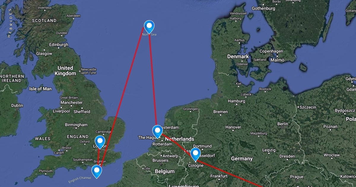 Lisa's Kindertransport : Scribble Maps