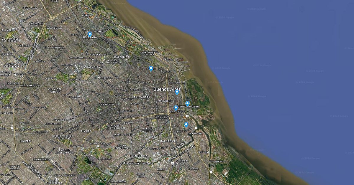 Mapa de lugares turisticos : Scribble Maps