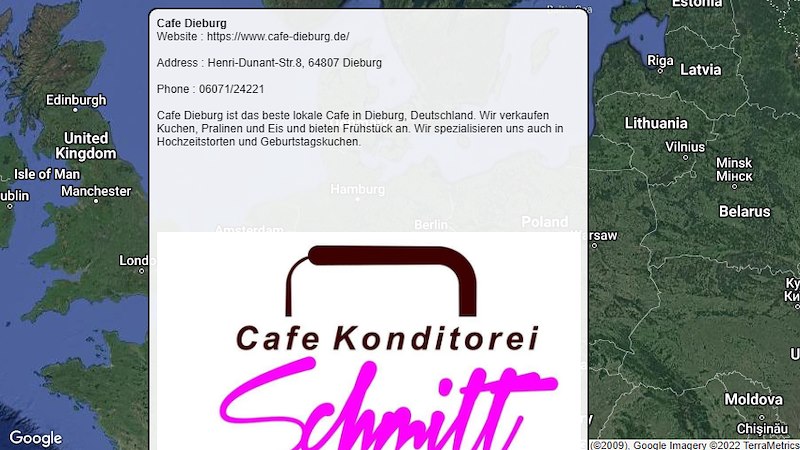 Cafe Dieburg : Scribble Maps