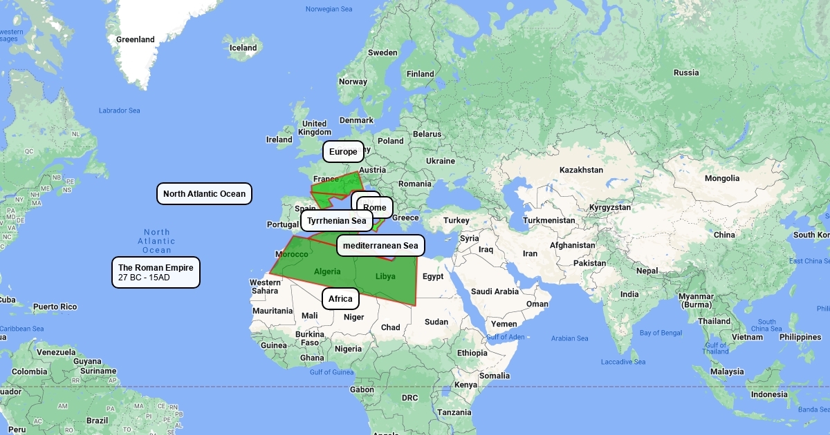 The Roman Empire : Scribble Maps