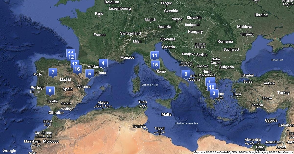 Tracking a Roman soldier : Scribble Maps