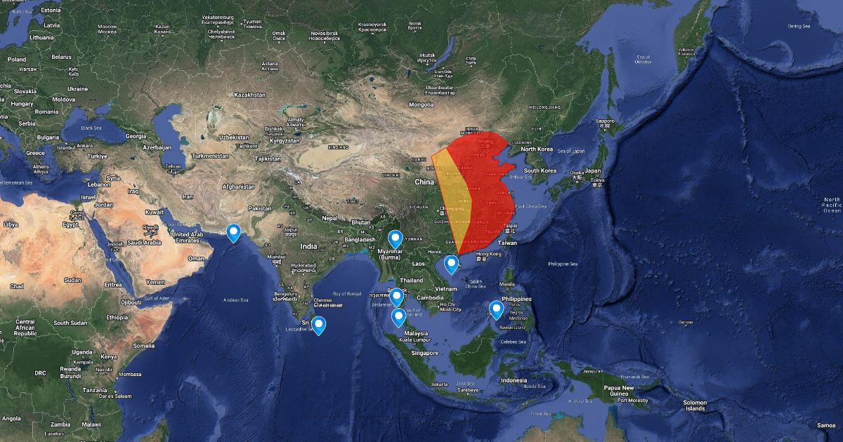 chine maps : Scribble Maps