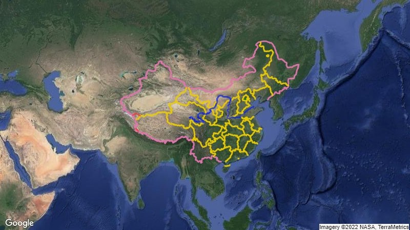 China (Sina) 2020 : Scribble Maps
