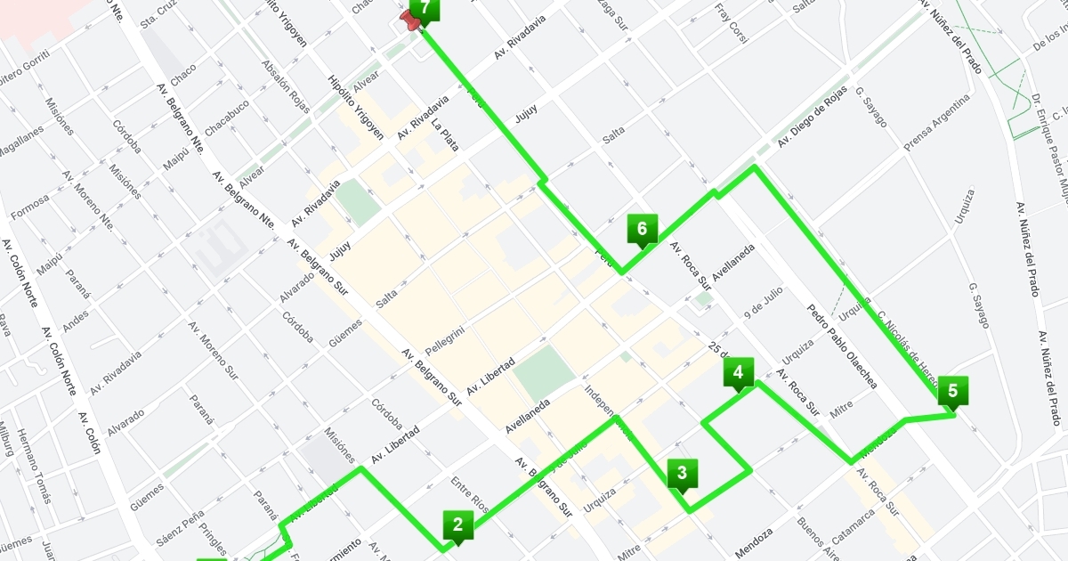 Circuito de la danza : Scribble Maps