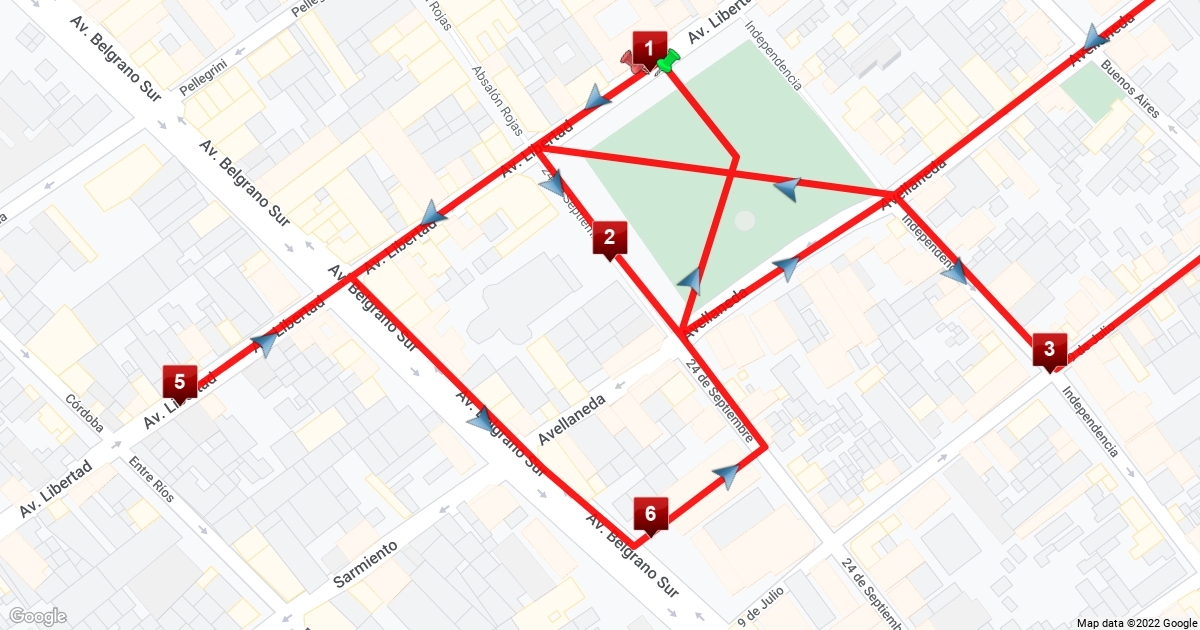 Circuito histórico : Scribble Maps