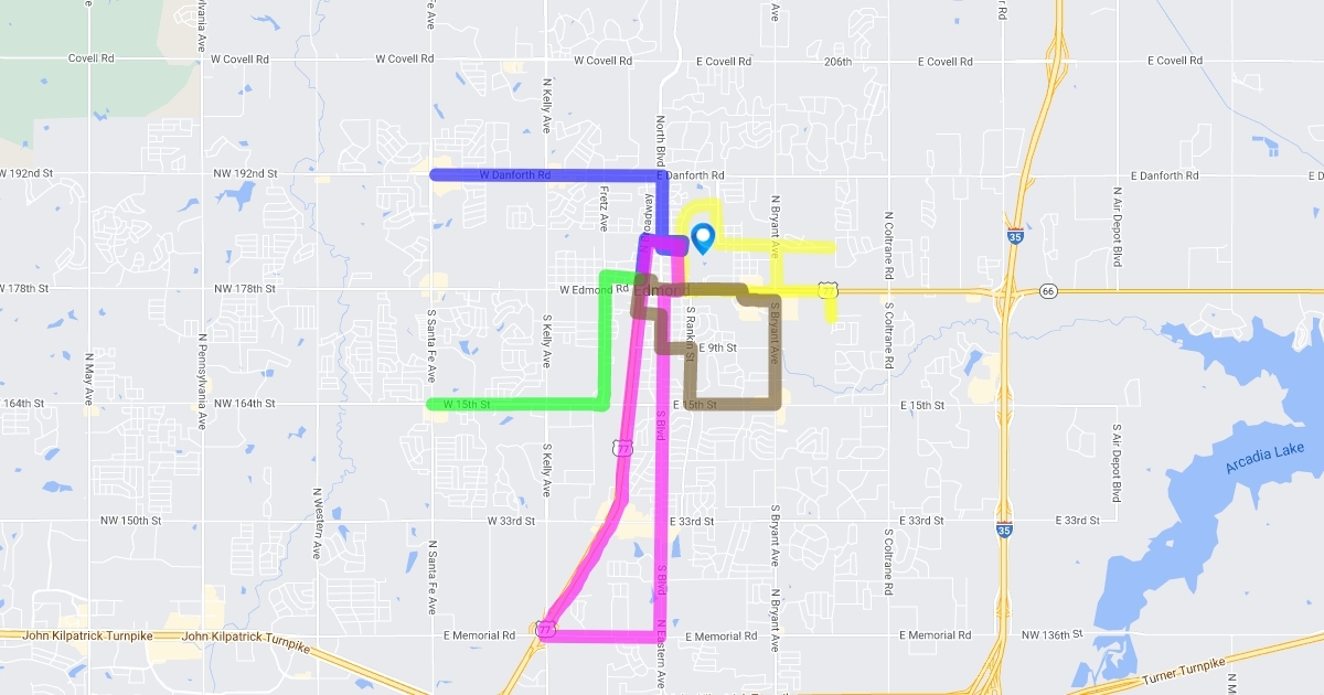 Current Citylink Map : Scribble Maps
