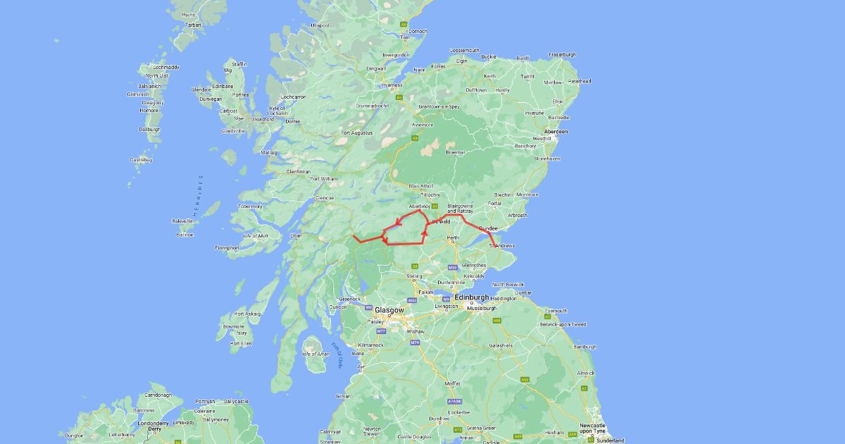 Bike route Thursday : Scribble Maps