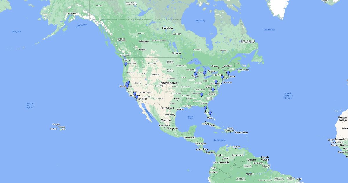Potential Locations ranked in order of demand: : Scribble Maps