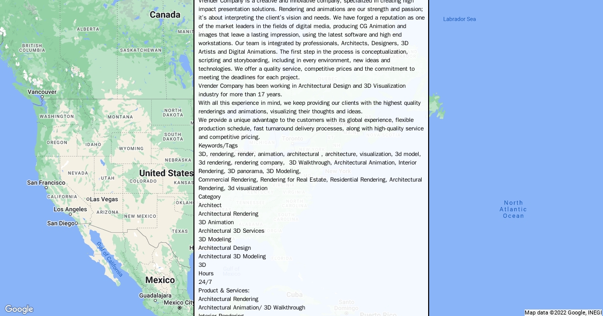 Vrender 3D Rendering Services & Architectural Animation : Scribble Maps