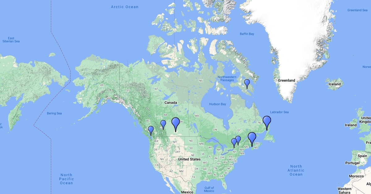 Story Map of Canada : Scribble Maps