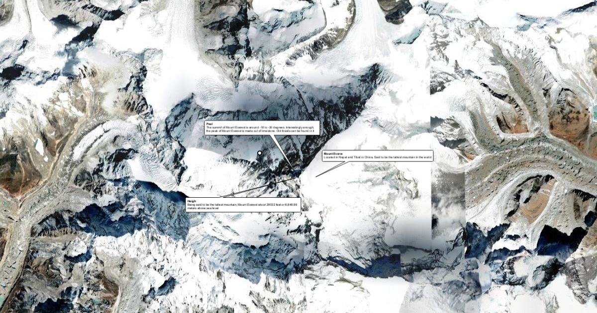 Mount everest : Scribble Maps