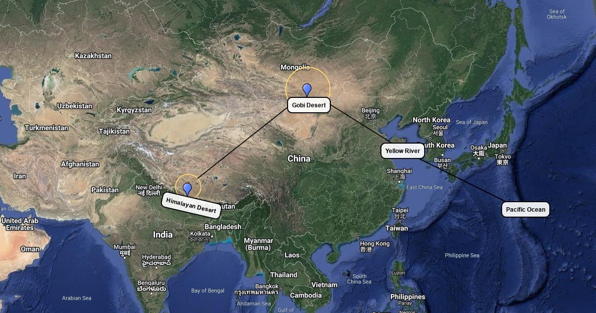 Ancient Chinese Map : Scribble Maps