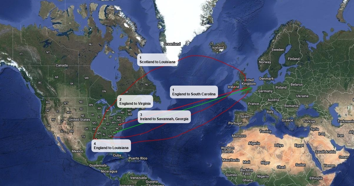 ANCESTOR MIGRATION MAP : Scribble Maps