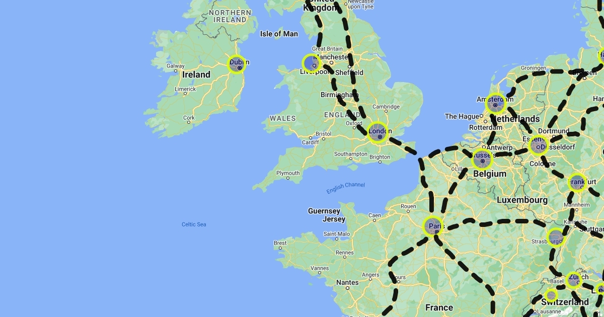 europe : Scribble Maps