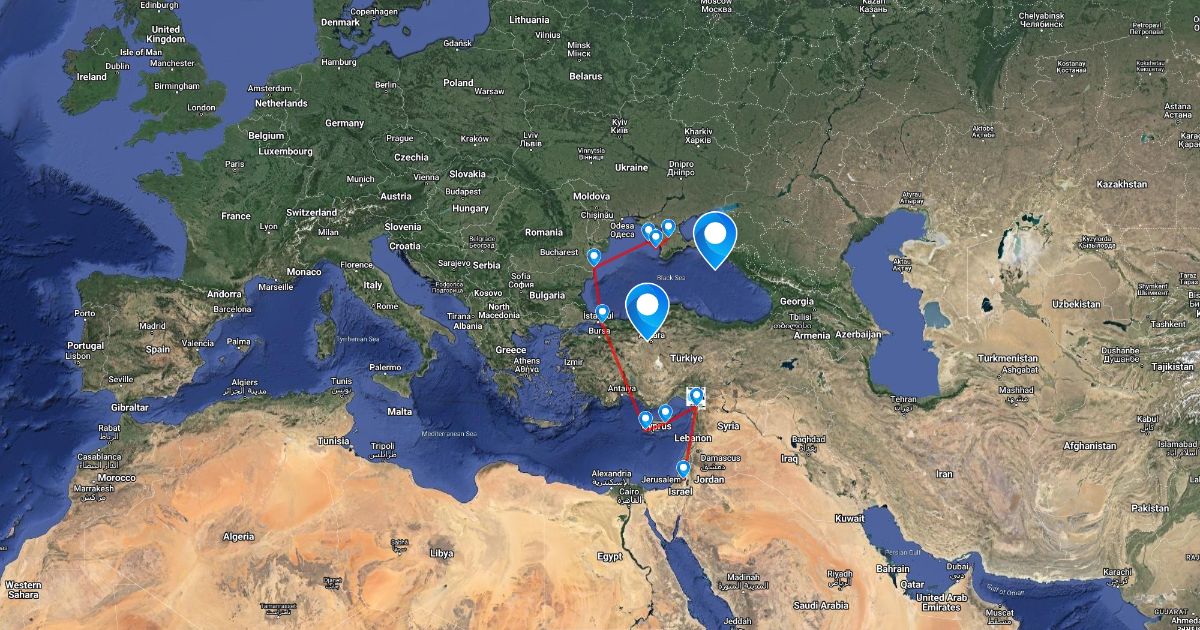 ians map paul : Scribble Maps