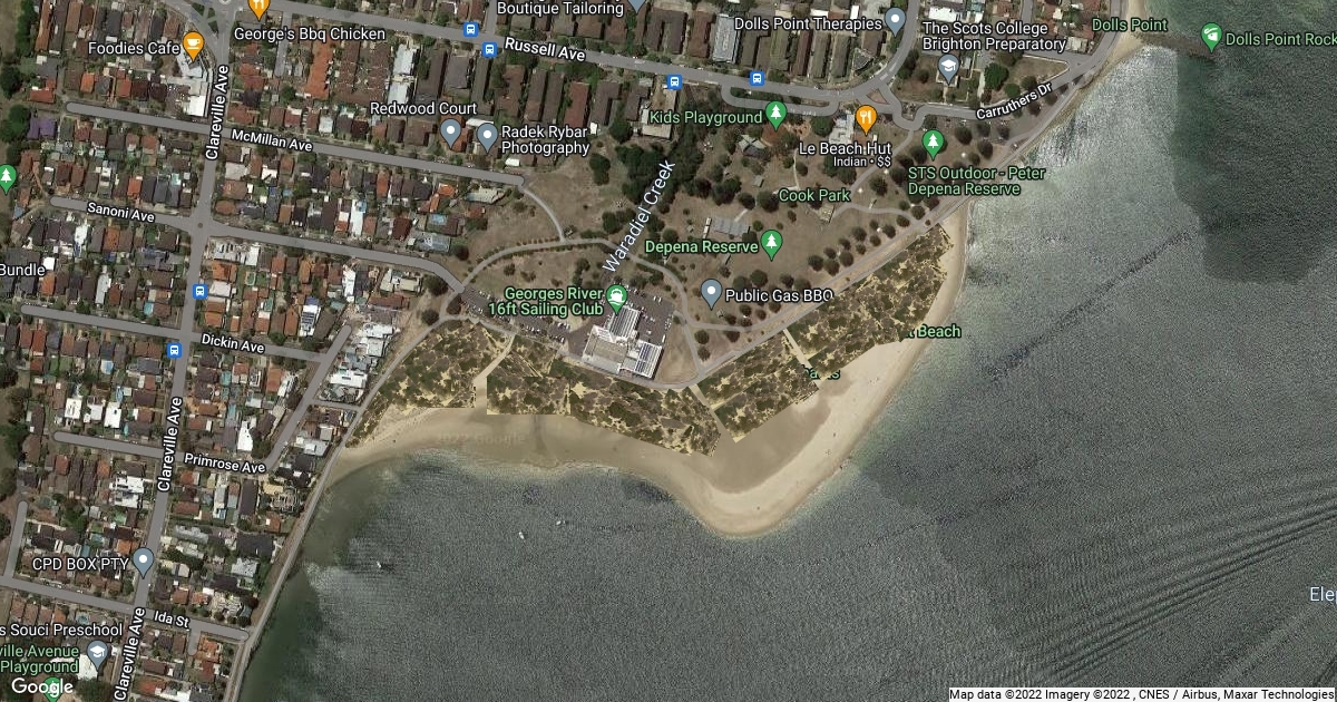 Dolls point with plants : Scribble Maps