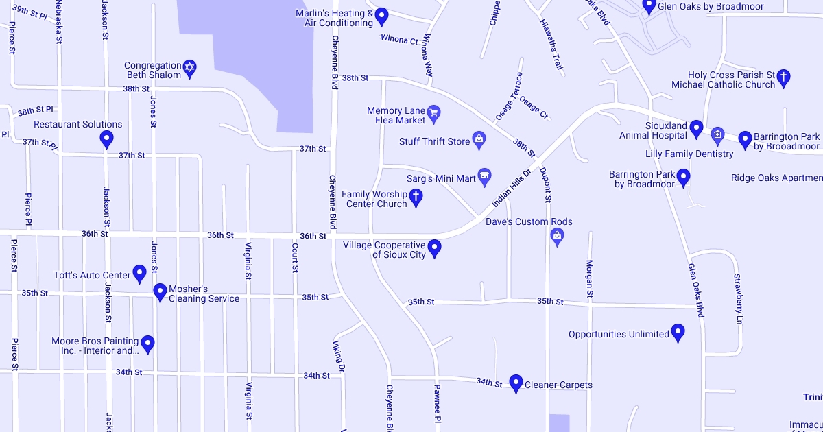 Family Worship Center : Scribble Maps